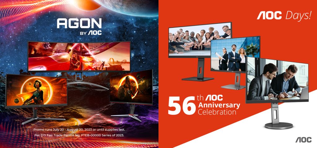 Homepage - AOC Monitors Promo